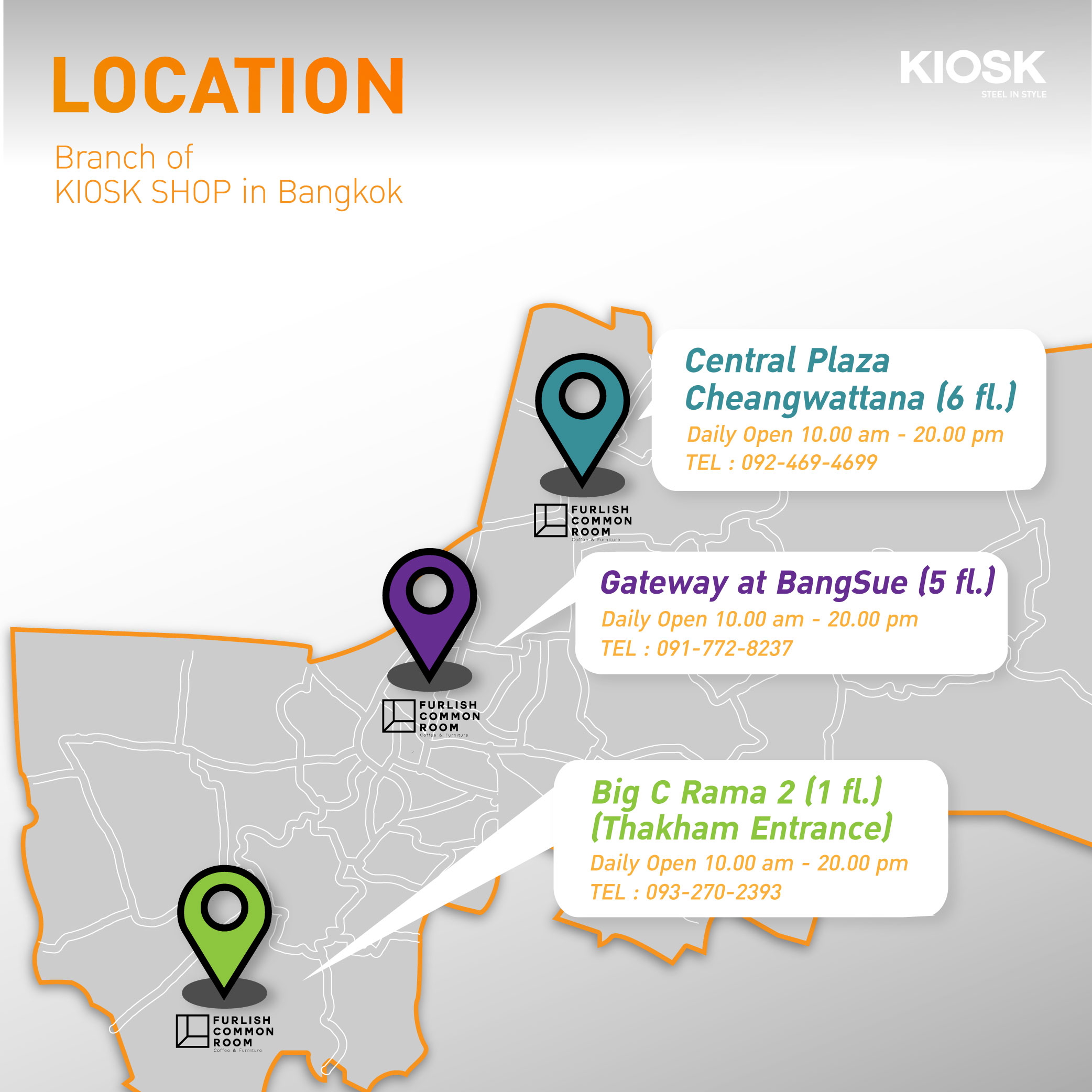 KIOSK l SHOP LOCATION